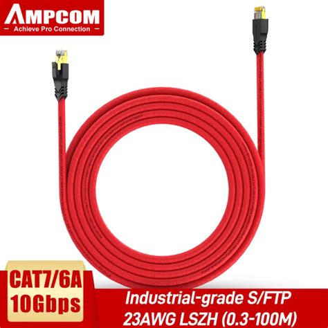 Ampcom Dây Cáp Mạng Cat7 Cat7 Cat6a S Ftp 23awg 10gbps Cáp đồng Kín