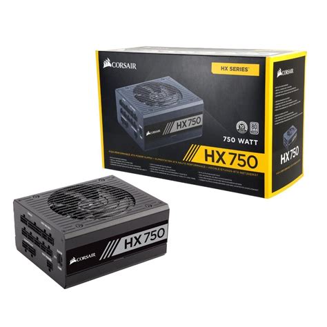 Corsair HX Series Platinum Certified Fully Modular PSU HX750 HX850