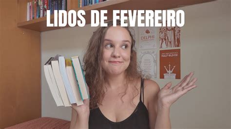 LIVROS QUE EU LI EM FEVEREIRO YouTube