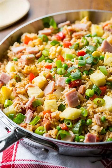 Hawaiian Fried Rice Saving Room For Dessert