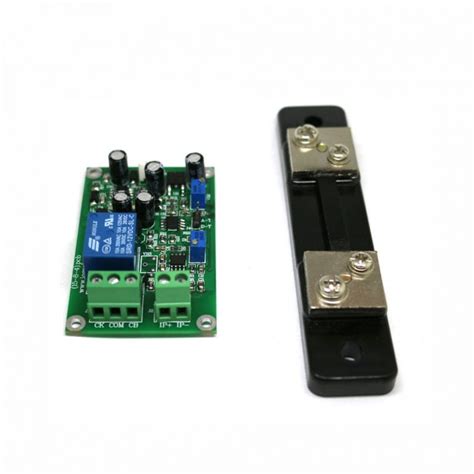 Dc Current Detection Sensor Shunt Module Relay V Output Logoele