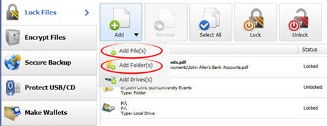How To Password Protect Folders And Drives