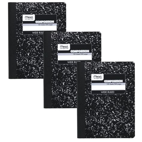 Bwcdeals On Linkedin 33 Off Mead Composition Book Wide Ruled 100