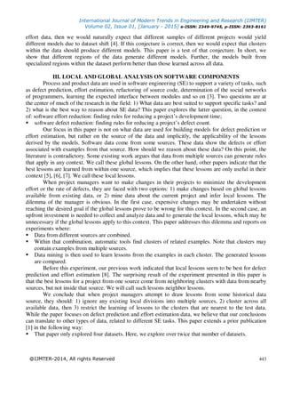 Software Defect Prediction Using Local And Global Analysis PDF Computer Software And