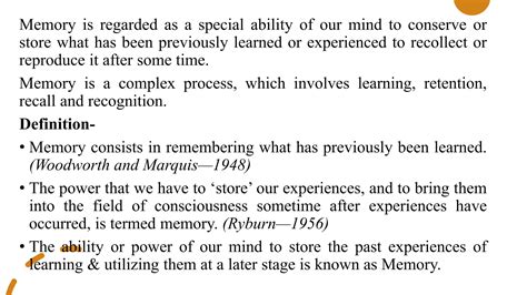 Memory & forgetting | PPTX | Brain and Nervous System Disorders | Diseases and Conditions