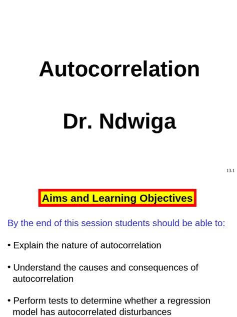 autocorrelation pdf