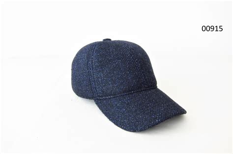 Бейсболка осінь зима на флісі з вухами синя Davani 00915 купити недорого в інтернет магазині