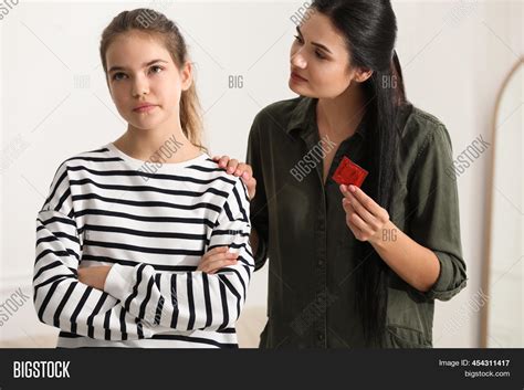 Mother Talking Her Image And Photo Free Trial Bigstock