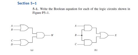 Solved Write The Boolean Equation For Each Of The Logic Chegg