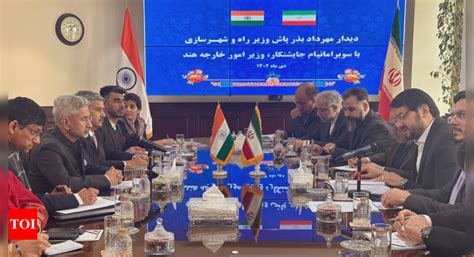 India And Iran Reach Final Agreement On Chabahar Port India News Times Of India