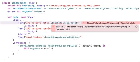 An Error Happened When Fetching Api And Decoding Json File Using
