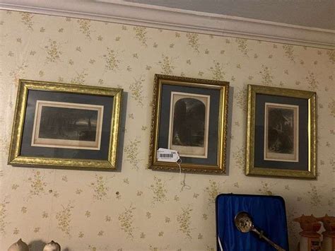 Three Dickens Engravings In Gilt Frames Hurley Real Estate And Auctions