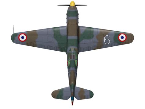 Dewoitine D520 3d Model Cgtrader