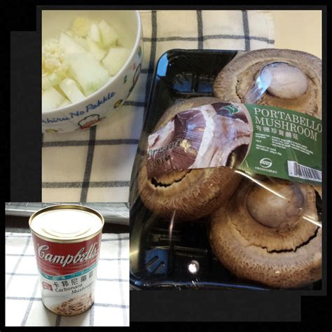 【戀家‧生活宅記】homemade Heaven 卡邦尼汁焗釀大蘑菇 Baked Portobello Mushroom With