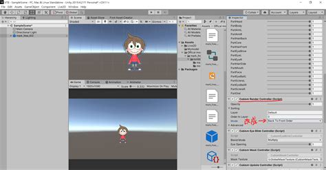 Unity 與 Live2D Cubism3 SDK初階教學 01 範例模型匯入與設定 catcat6103的創作 巴哈姆特
