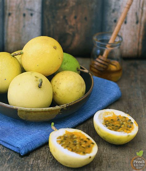 Passion Fruit And Basil Cordial The Peach Kitchen