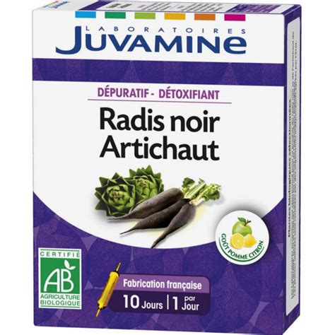 Juvamine Détoxifiant Radis Noir Artichaut LaSante