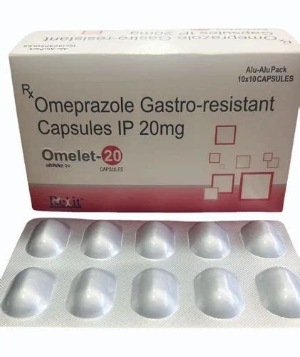 Omeprazole 20mg Capsules At ₹ 320box Tablets And Capsules In
