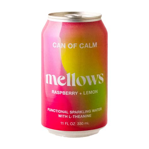 Mellows Raspberry And Lemon With L Theanine Free Spirit Drink Co