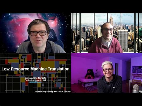 Free Video Low Resource Machine Translation From Alfredo Canziani