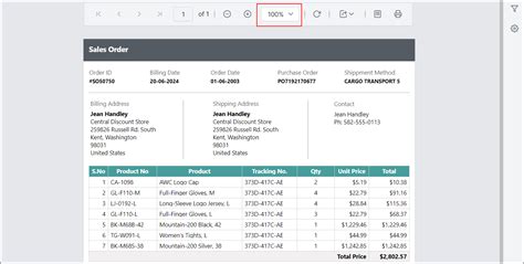 Toolbar Custom Properties Asp Net Core Report Viewer Sdk
