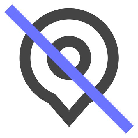 Location Pin Navigation Map Gps Direction Disable Icon Download