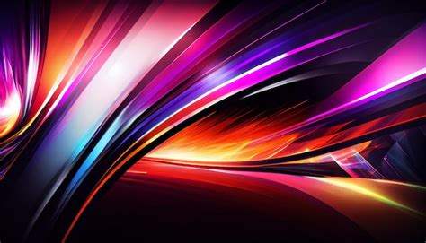 Premium Ai Image Generative Ai Dynamic Duality Energetic Abstract Background With Vibrant Colors