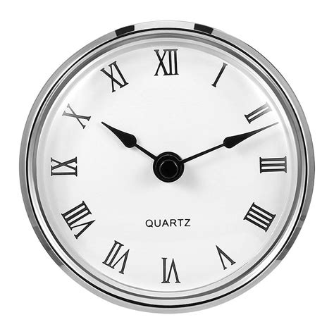 Girlsshop Classic Clock Craft Insert Clocks Movement Quartz Diameter