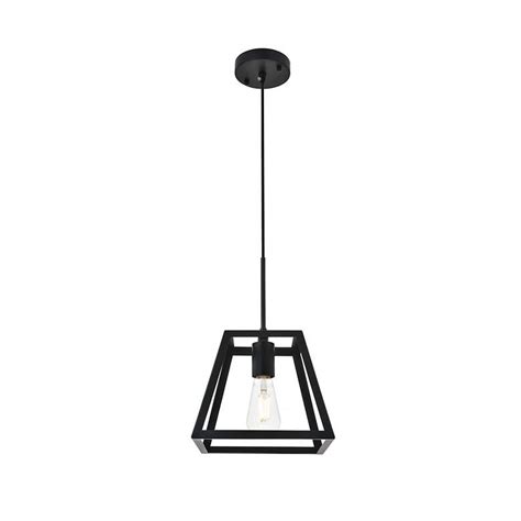 Resolute 1 Lt Black Pendant 997h5 Lamps Plus