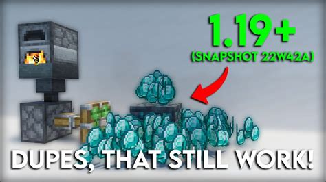 All Working Duplication Glitches In Minecraft 1 19 Youtube