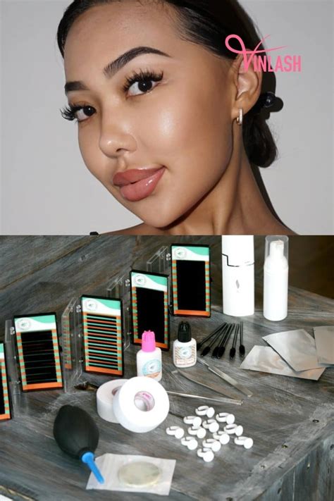 Application Techniques Of Wispy Wet Look Lash Extensions