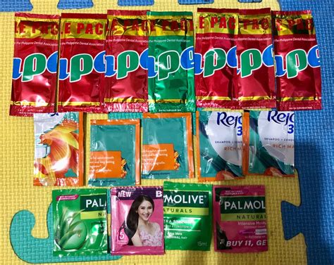Toothpasteshampoo Sachet Bundle 16pcs On Carousell