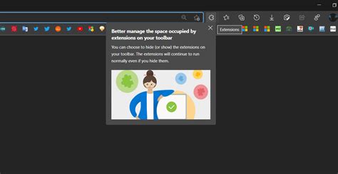 Microsoft Edge Canary And Dev Insiders Can Now Enable A New Extensions Menu On The Toolbar