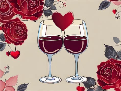 Premium Photo Romantic Setting With Love Elegance And Passion