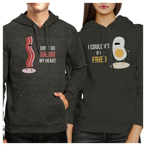Matching Funny Couples Hoodies