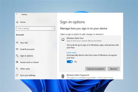 3 Quick Ways To Turn Off Face Detection On Windows 10 And 11