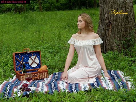 Stephanie Teen Lingerie Model Outdoor Photo Shoot Set For Silk And