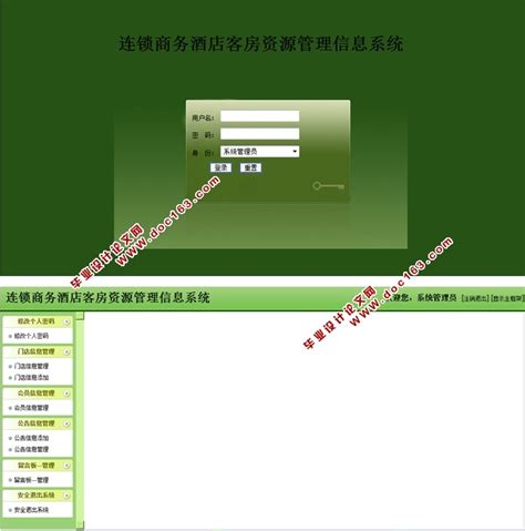 连锁商务酒店客房管理系统的设计与实现jspmysql含录像javaweb毕业设计论文网