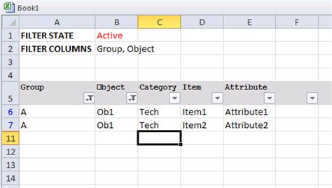 Show Excel Column Filter Information In Cells Super User