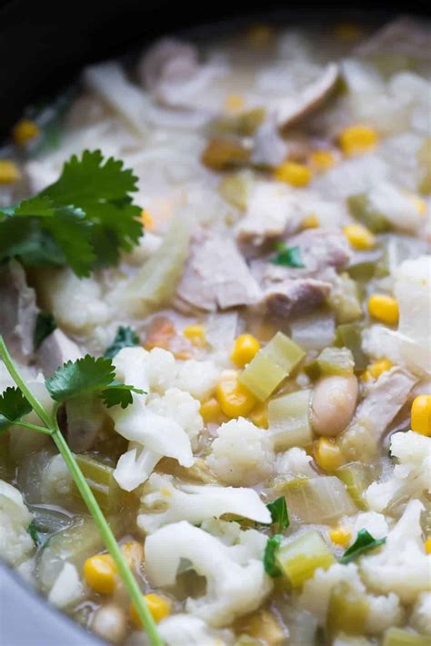 Healthy Slow Cooker White Chicken Chili Freezer To Crock Pot Sweet