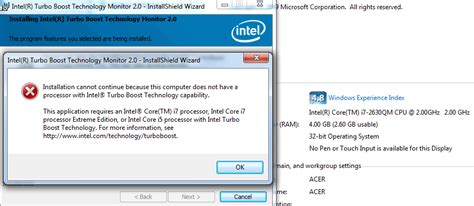 V Turbo Boost Not Working Acer Community