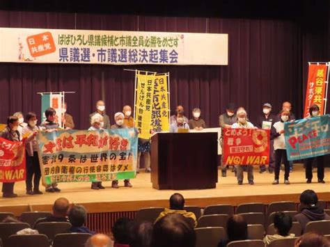 馬場ひろし埼玉県議選予定候補 越谷から県議会へ 決起集会 こんにちは いけや正の 晴れ時々スケッチ