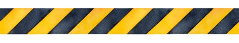 검은 색과 노란색 수채화 줄무늬 테이프입니다 경고 하거나 시선을 끄는 밝은 대비 색상 손으로 그린 물 색 스케치 그라데이션 그리기 흰색 디자인 장식에 대 한 고립 된 클립