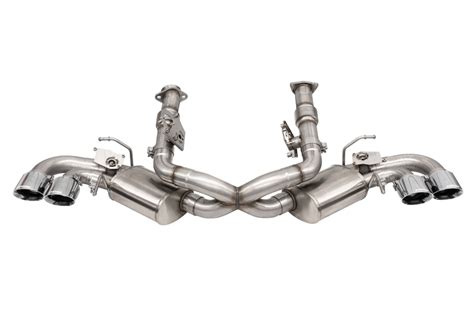 Corsa C8 Corvette Exhaust 30 Cat Back Quad 45 Tips W Npp Paragon