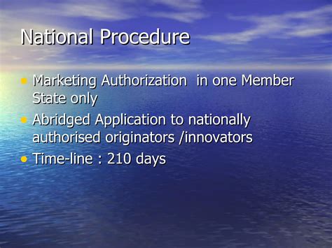 Marketing Authorization Procedures In Eu Ppt