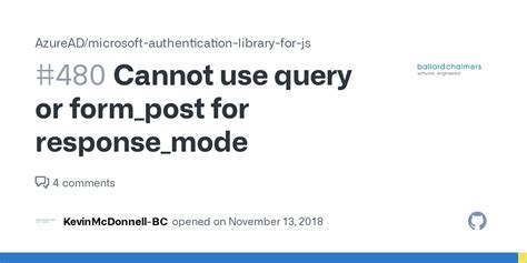 cannot use query or form post for response mode · issue 480 · azuread