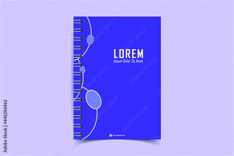Minimalistic Notebook Cover Design Templates Layout Set For Covers Of