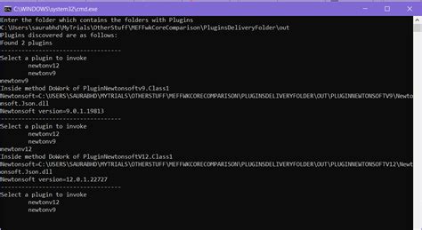 Mef On Net Core 21 Fails To Load Plugins From Folder But Works Well With Net Framework 46