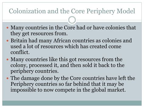 Ppt Understanding The Core Periphery Model Powerpoint Presentation