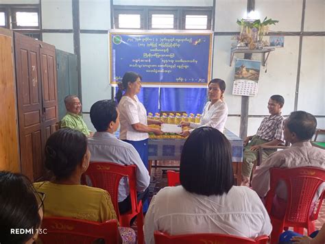 ကျိုက်မရောမြို့နယ်၌ သမဝါယမအသင်းသားများအား ထောက်ပံ့ငွေနှင့်ပစ္စည်းမ